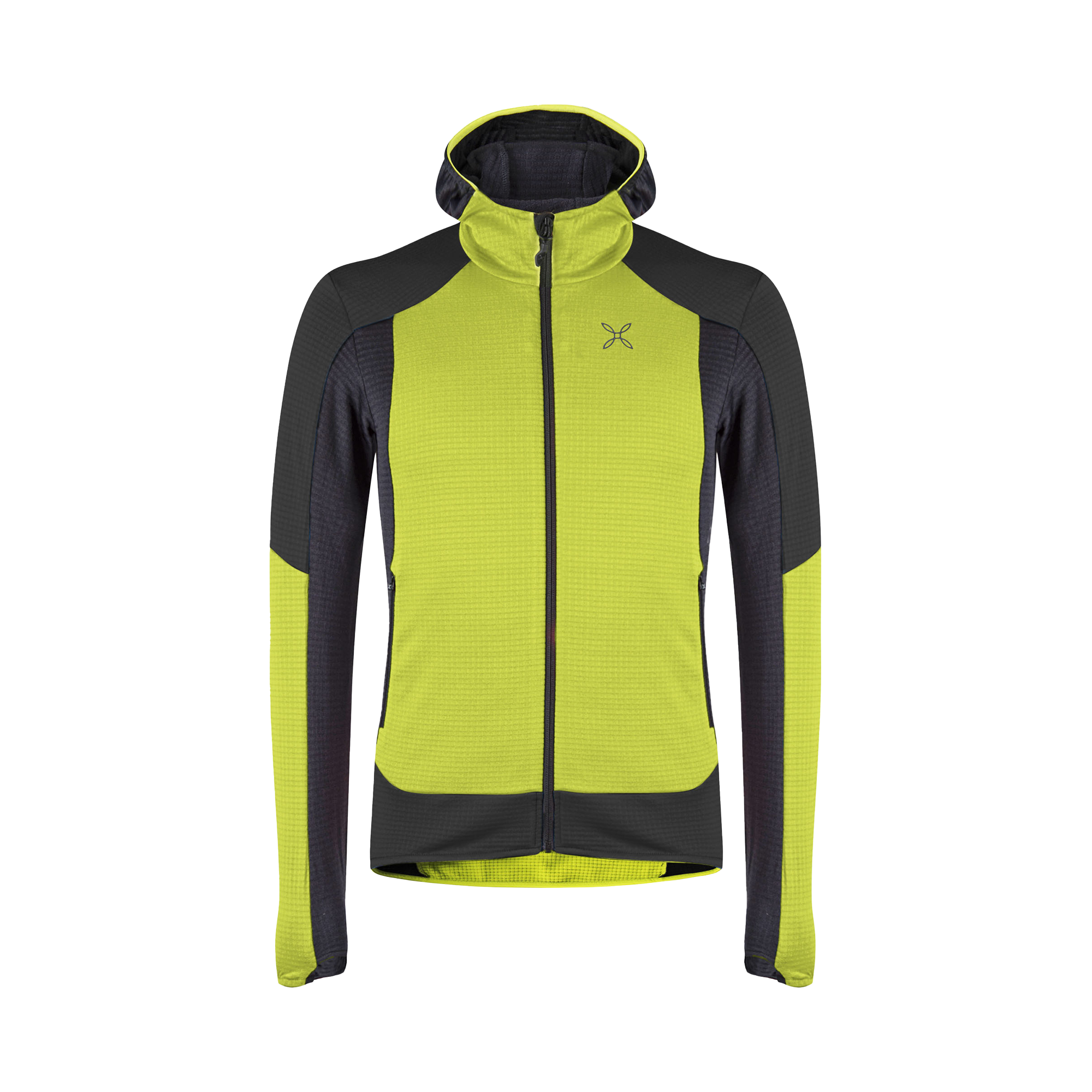 Men's Stretch Color 2 Zip-Up Fleece Jersey for Trekking | Montura ...